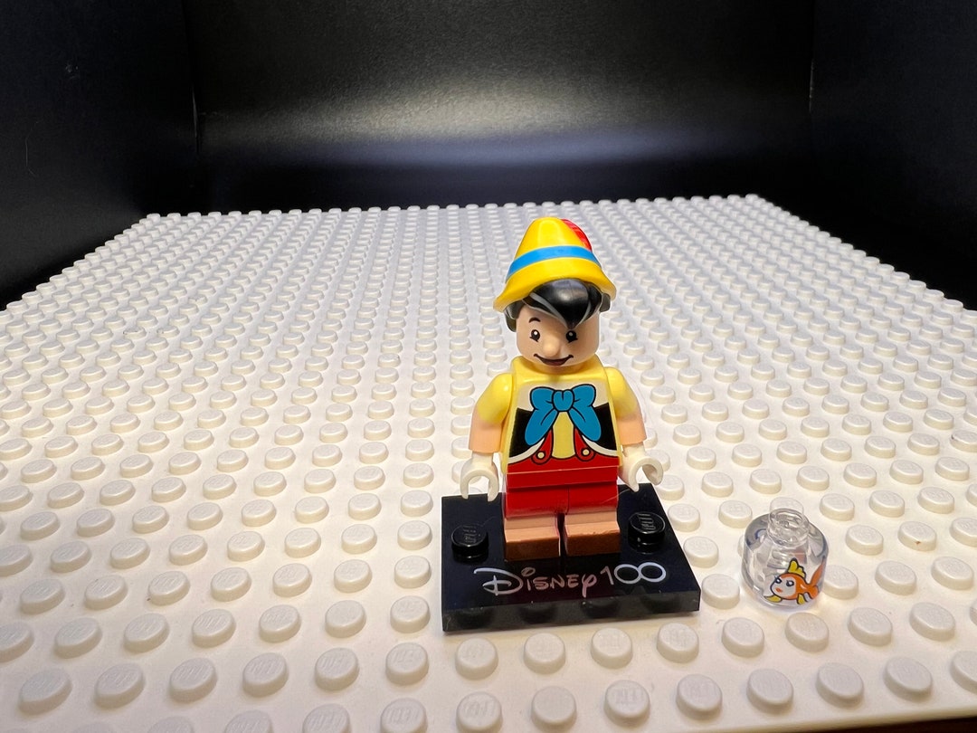 Pinocchio LEGO® Collectable Minifigure Disney 100 71038. - Etsy