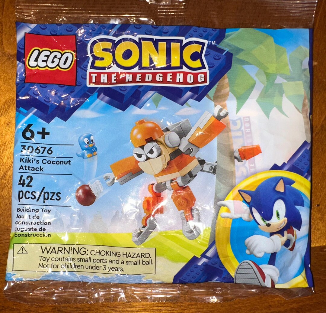 Kiki's Coconut Attack LEGO ® Sonic Set 30676 – New & Sealed Polybag - Etsy