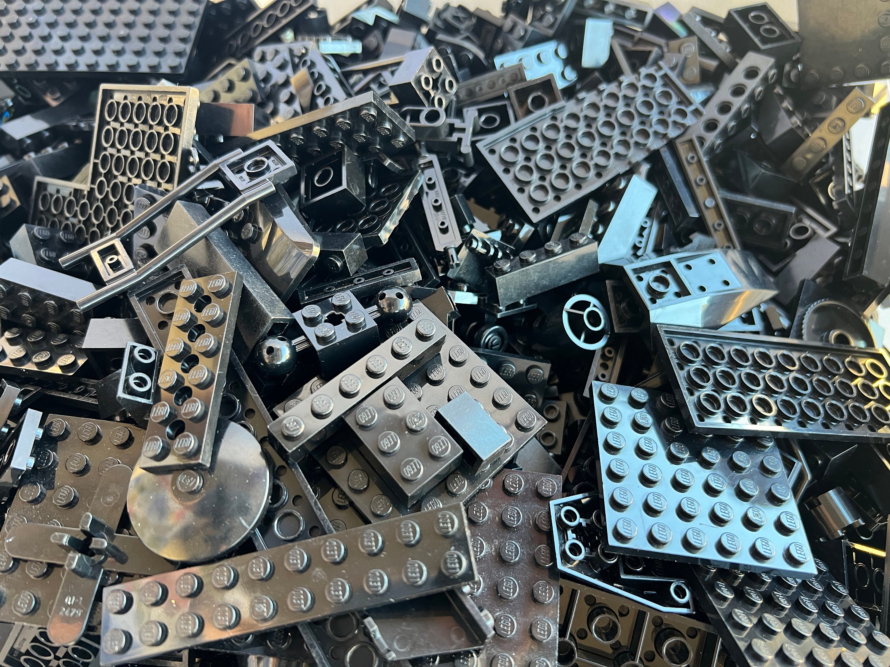 One Pound Black Genuine LEGO ® Random Assortment Bulk Pack. - Etsy