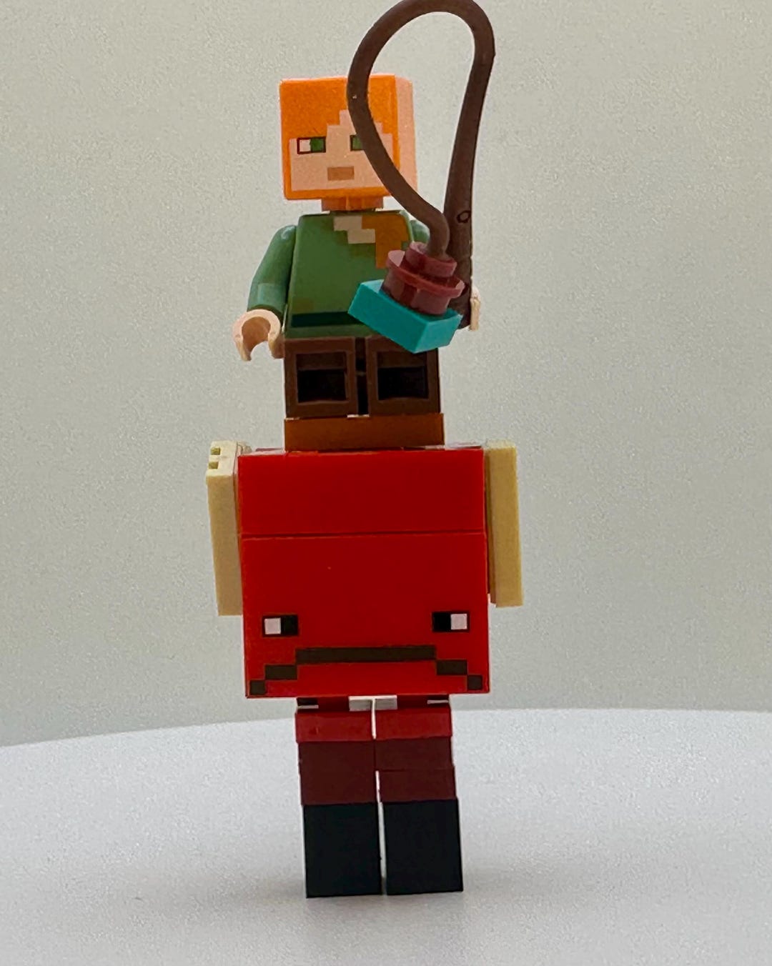 Alex Riding a Saddled Strider LEGO® Minecraft Set. - Etsy