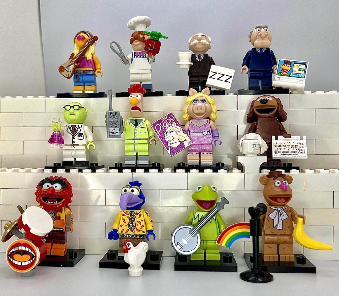 Limited Edition Muppets LEGO Minifigures Set - Full 12 Characters. Free ...