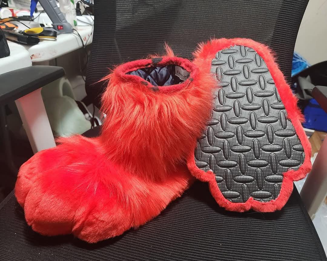 Red Feet Paws - Etsy