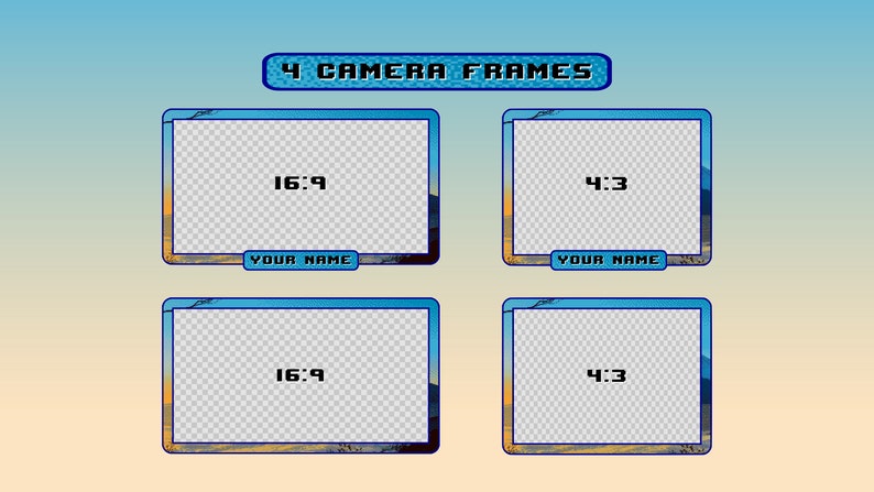 Mt. Fuji Pixel Art Stream Overlay - Etsy Canada