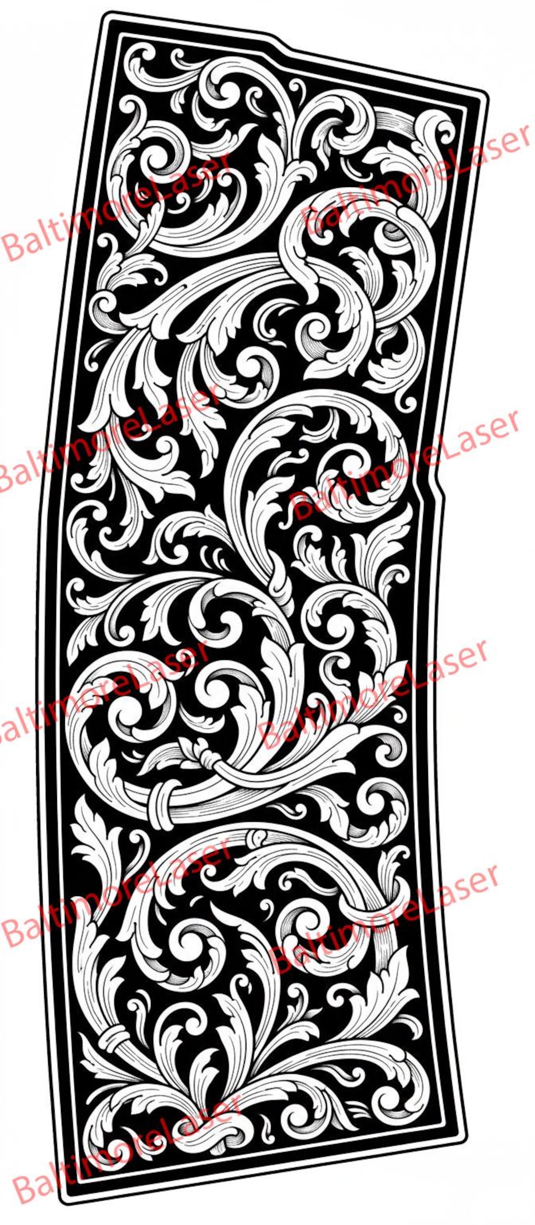 PMAG Laser Engraving Design - SCROLLWORK | Lightburn | AR-15 P Mag |svg ...