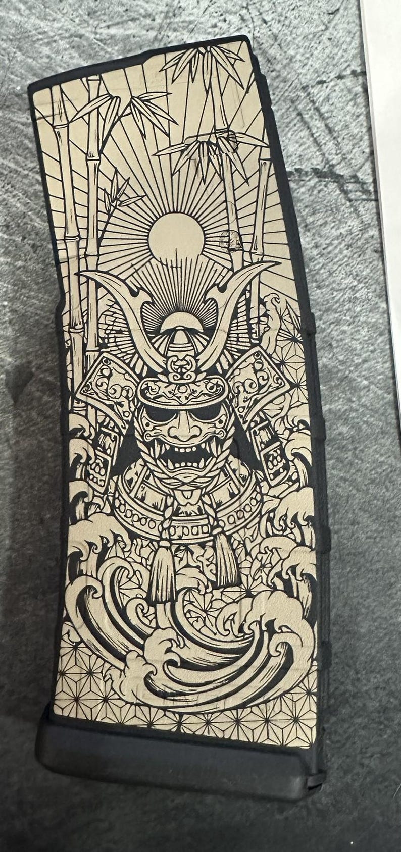 PMAG Laser Engraving Design - SAMURAI - Japanese (3 Versions ...