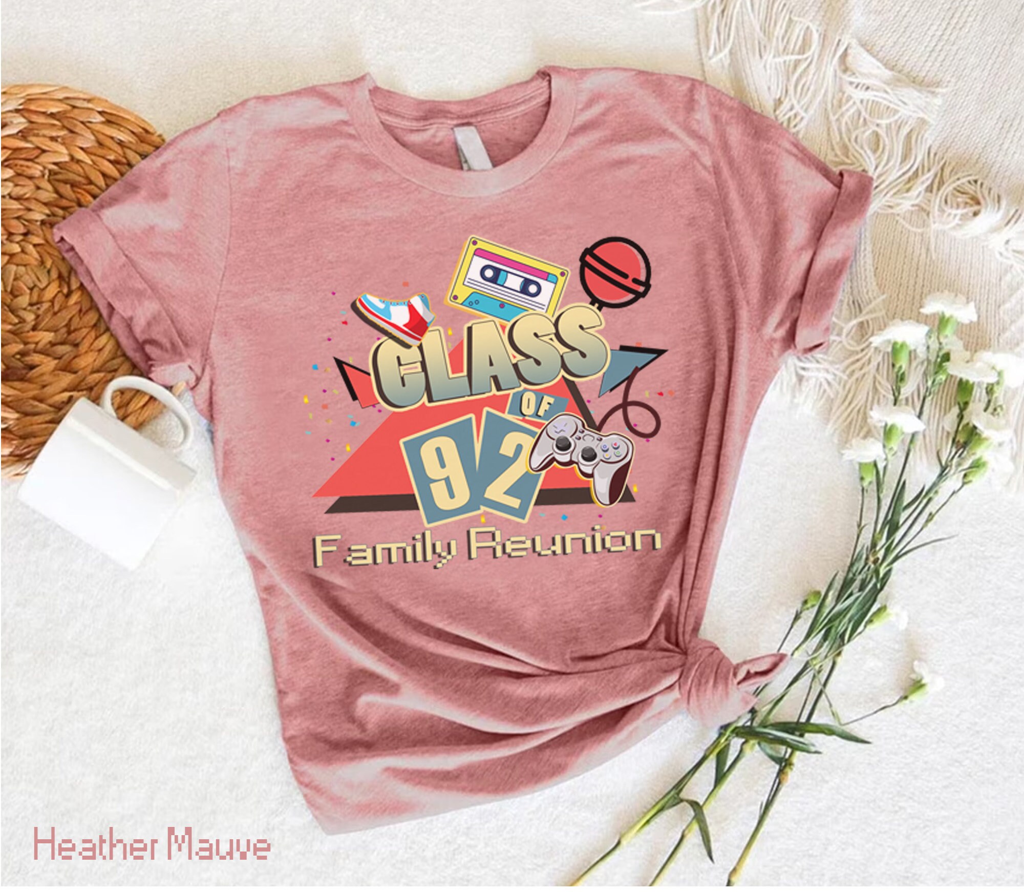 Custom Class Reunion Shirt, Personalized Class of 92 Reunion, School ...