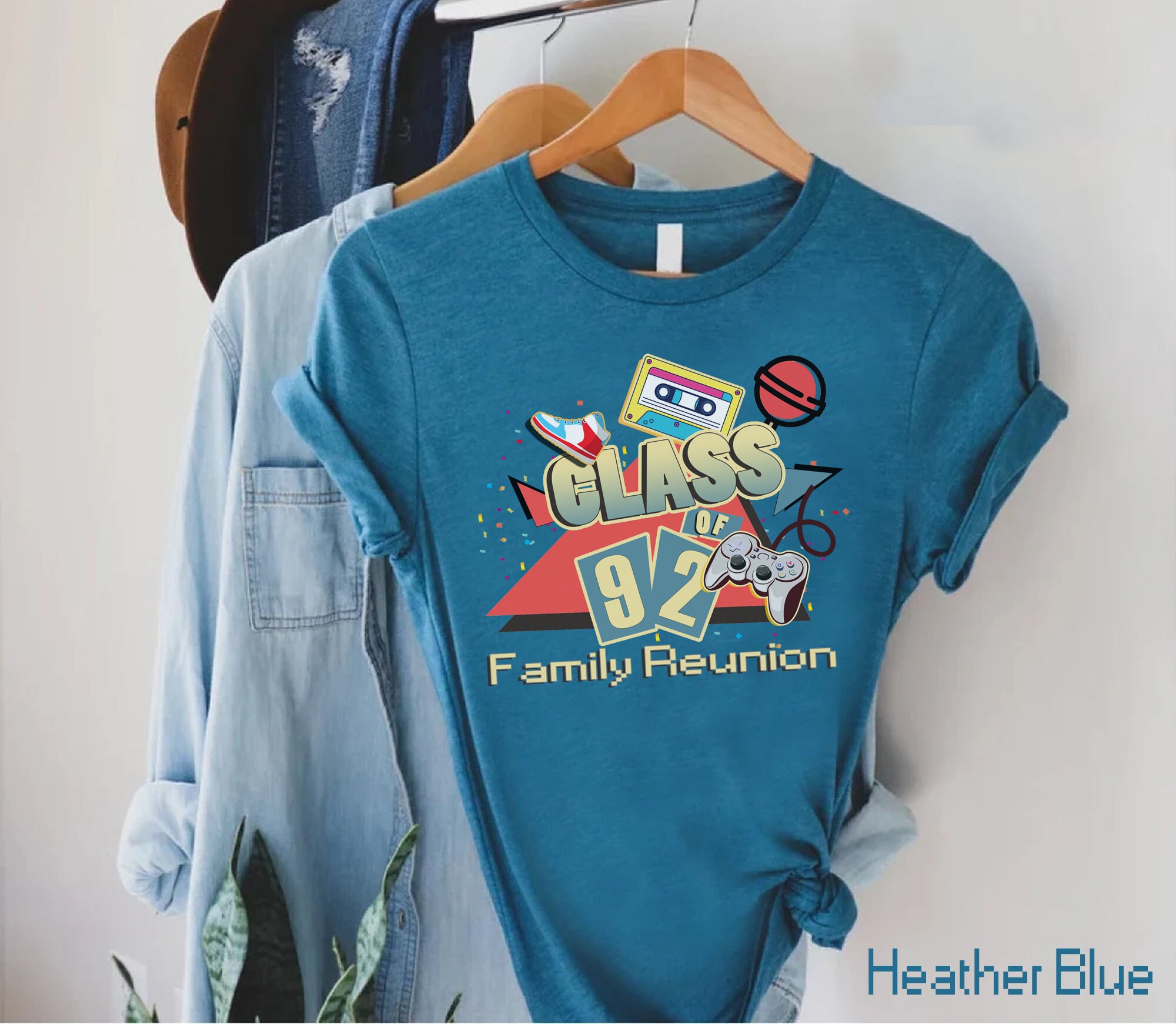 Custom Class Reunion Shirt, Personalized Class of 92 Reunion, School ...