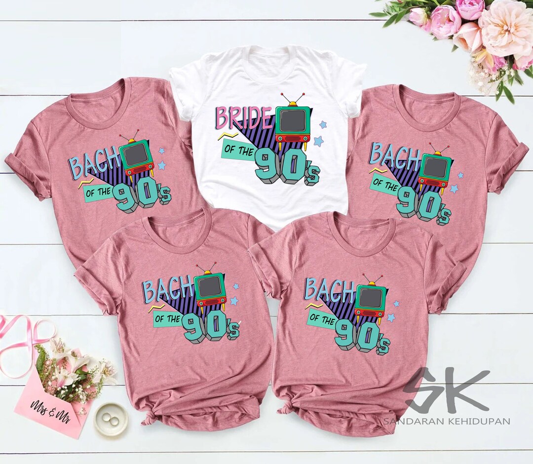 Bride of the 90s Shirts, 90s Bachelorette Shirt, Party Bachelorette ...