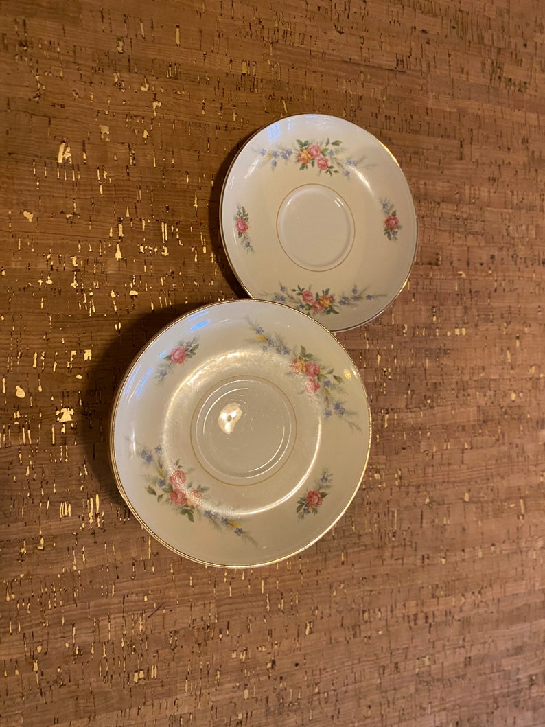 RARE VINTAGE 1940s Homer Laughlin Eggshell Nautilus Saucer Fernsdale ...