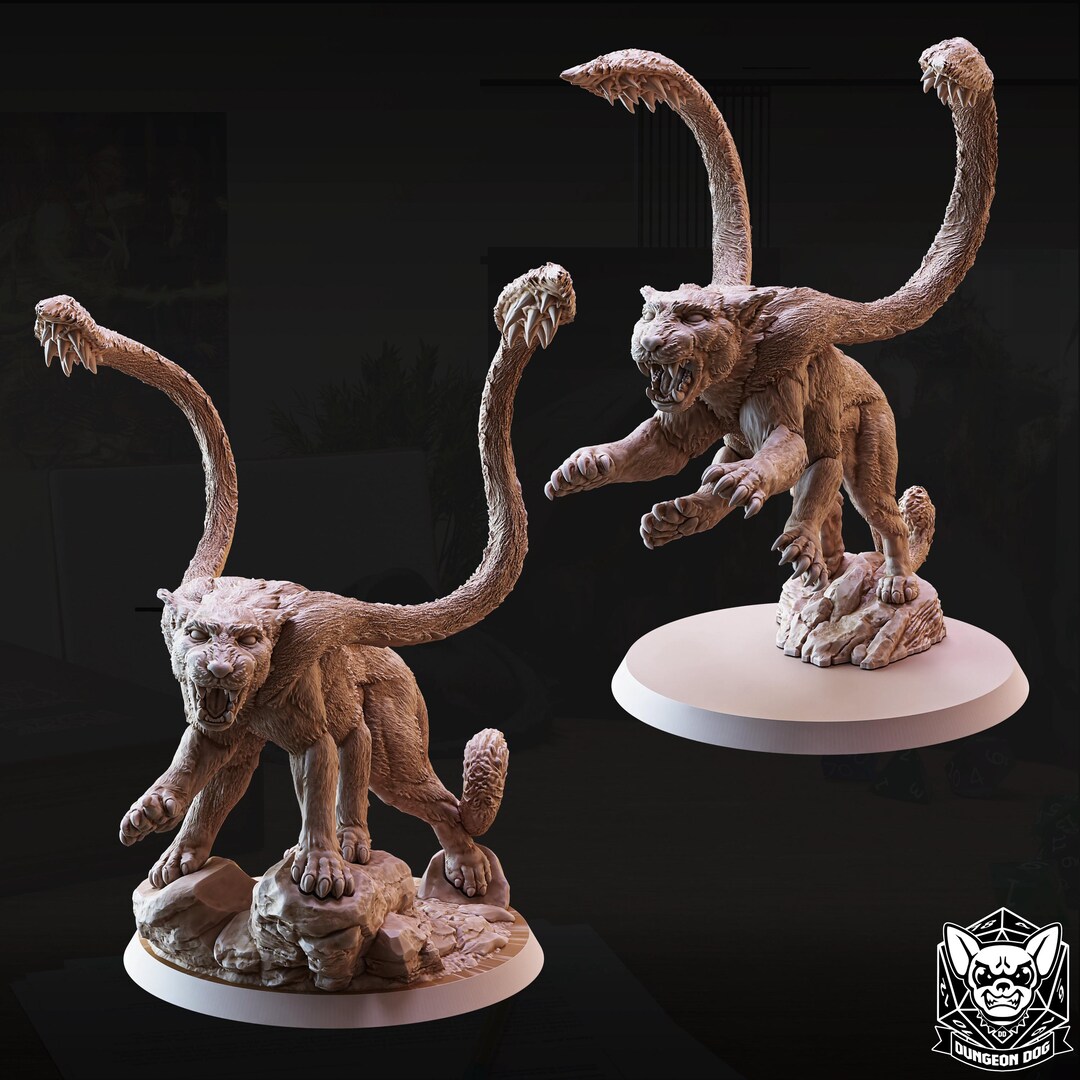 Displacer Beast Encounter - Dungeon Dog - Etsy