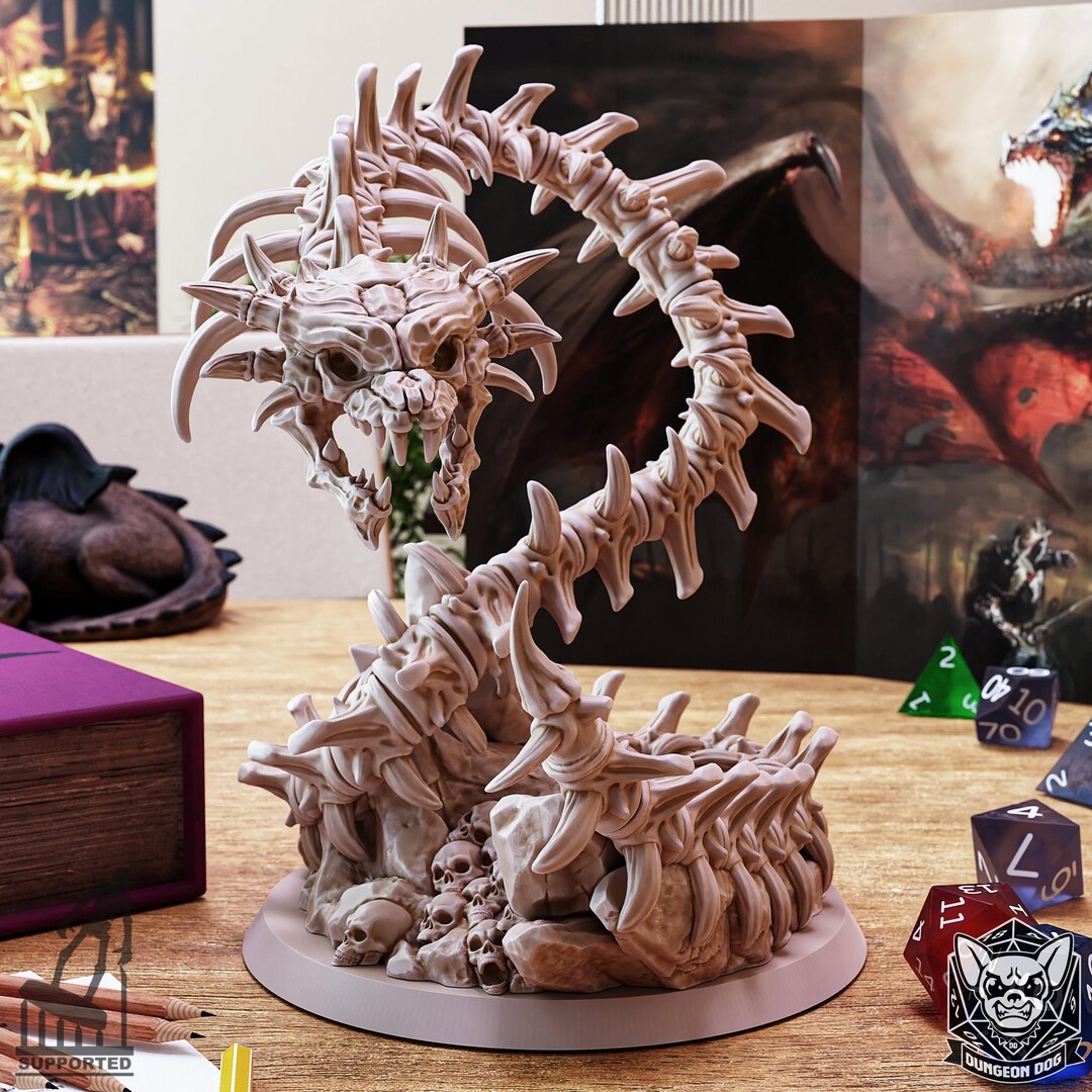 Bone Naga Dungeon Dog - Etsy