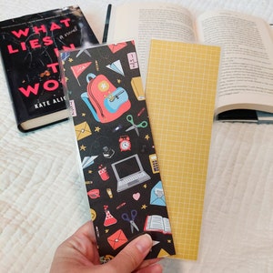 School Activities Bookmark - Etsy