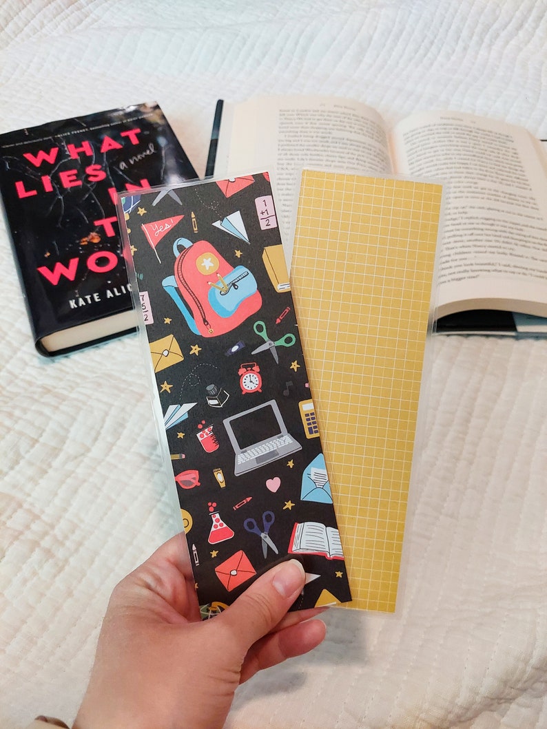 School Activities Bookmark - Etsy