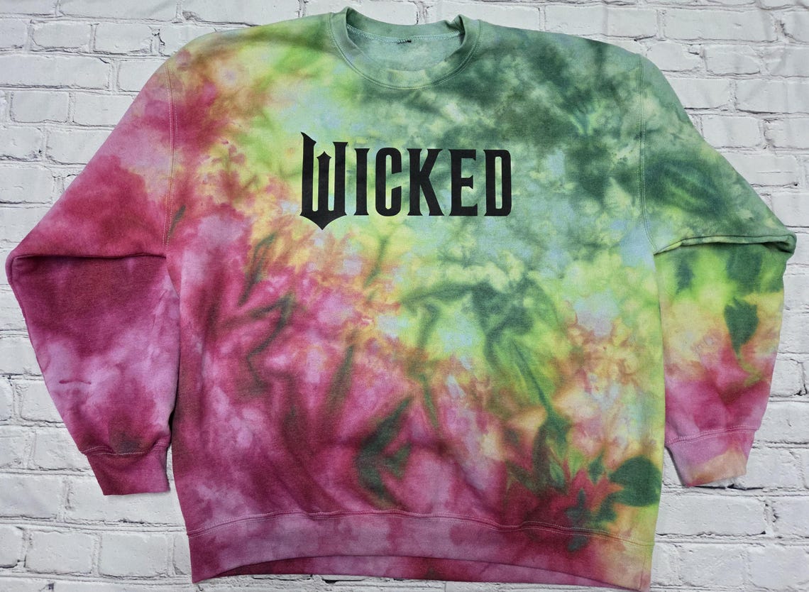 Wicked, Wicked Tie Dye, Wicked Ice Dye, Wicked Themed Design, Movie ...