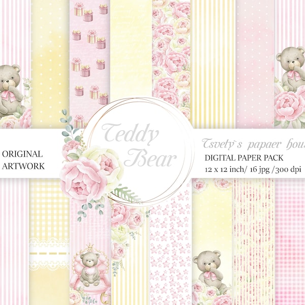 Digital Paper Set - Etsy