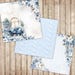 Elegant Christmas Collection, Holiday Digital Papers, Blue Beige ...