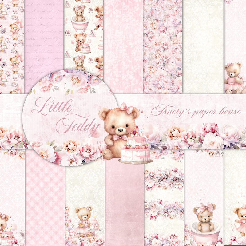 Girl Digital Paper - Etsy