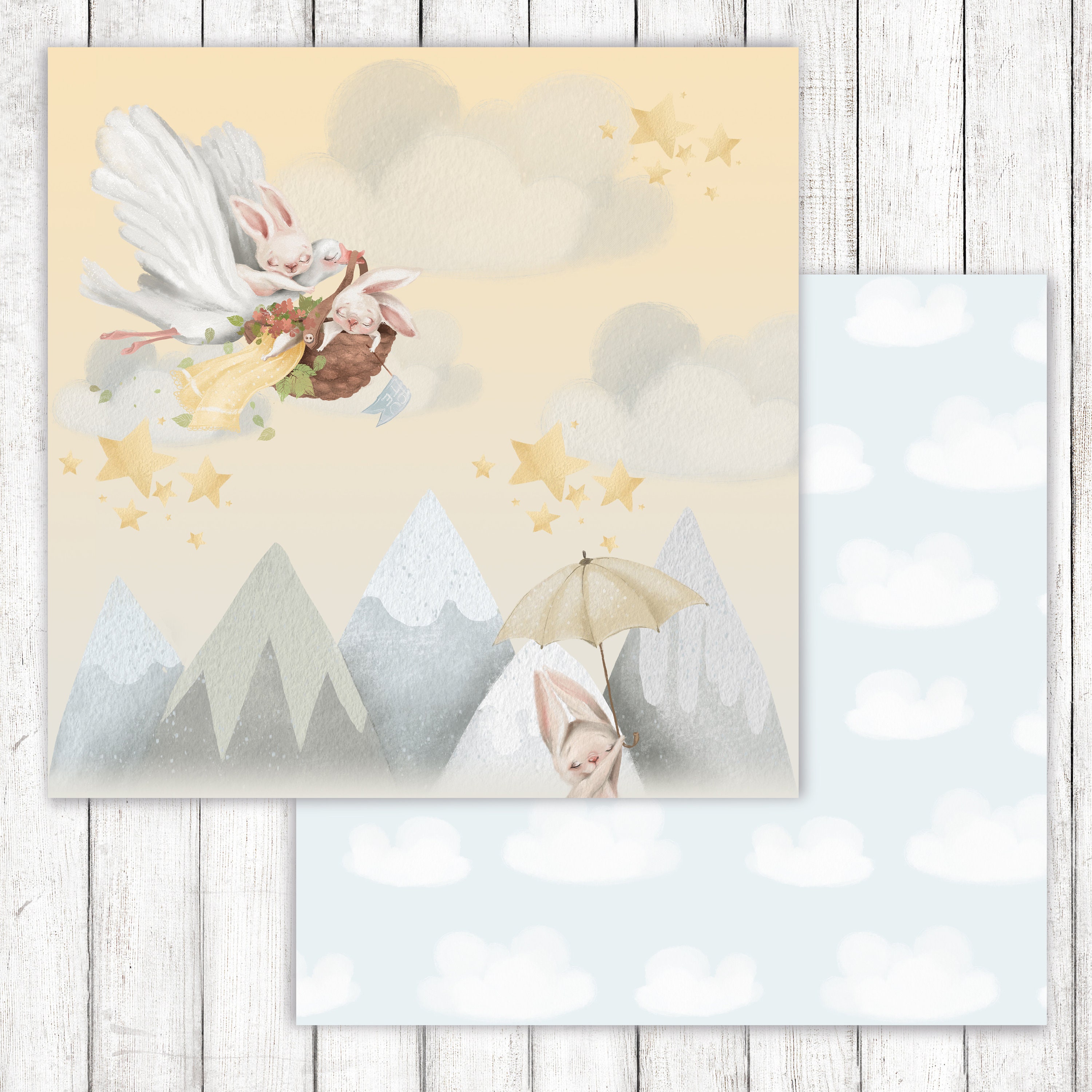 Baby Boy Digital Paper Sweet Cars Scrapbook Background - Etsy