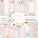 Blush and Grey Wedding Digital Paper Blush Floral Wedding | Etsy
