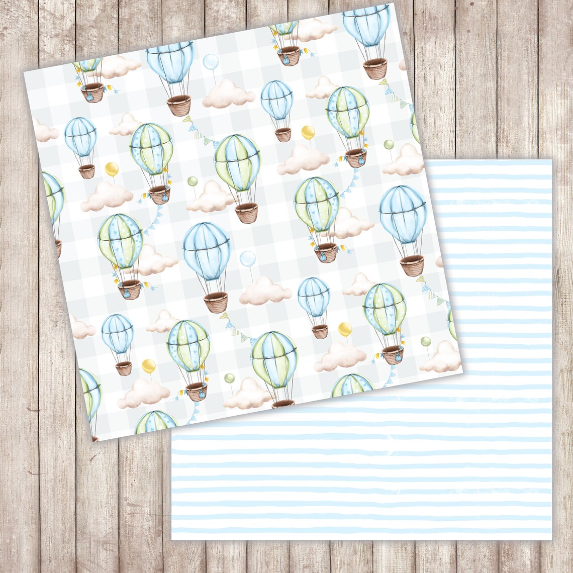 Baby Boy Digital Paper Sweet Cars Scrapbook Background - Etsy