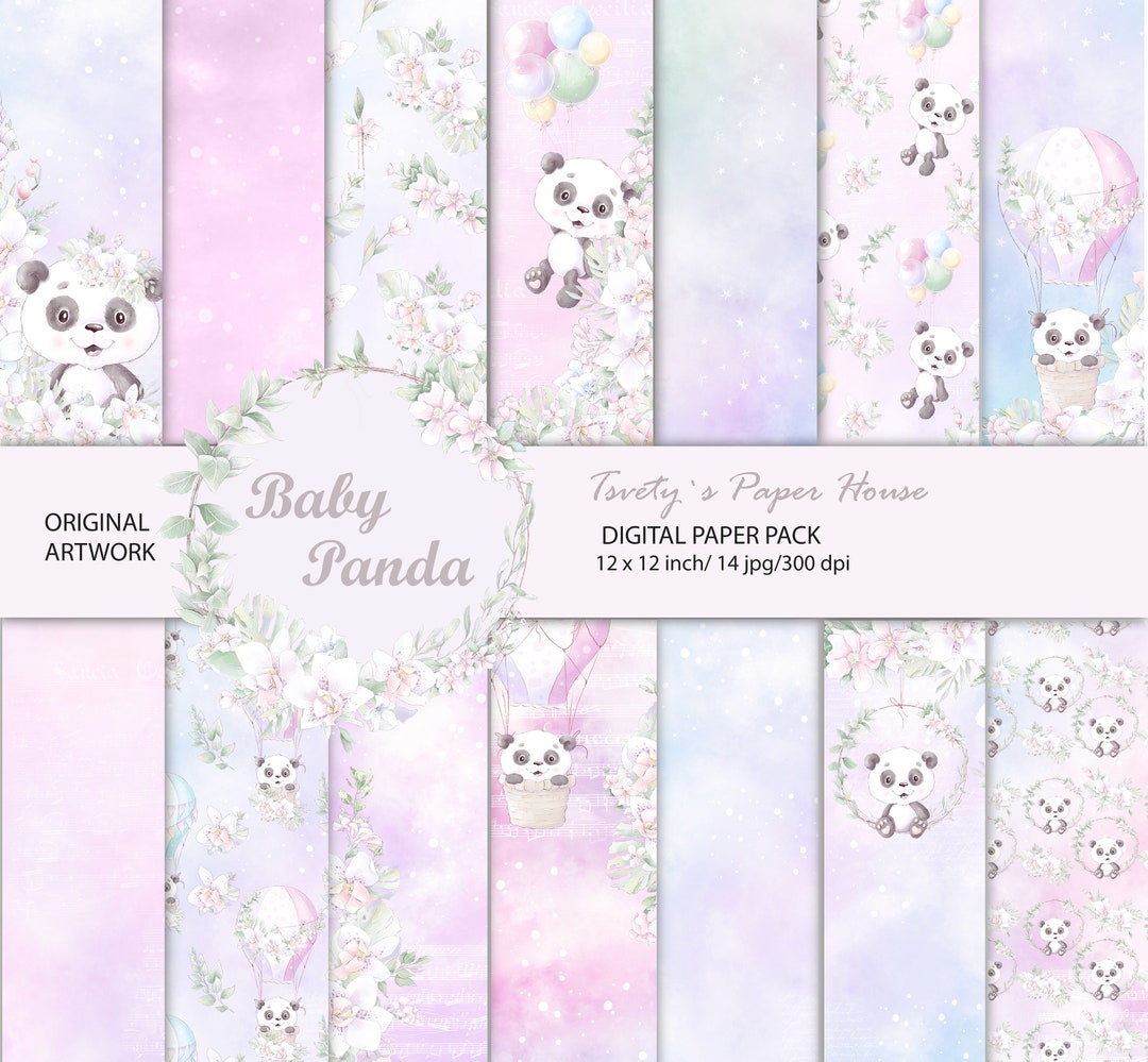 Baby Girl Digital Paper Little Princess Scrapbook Background Children ...