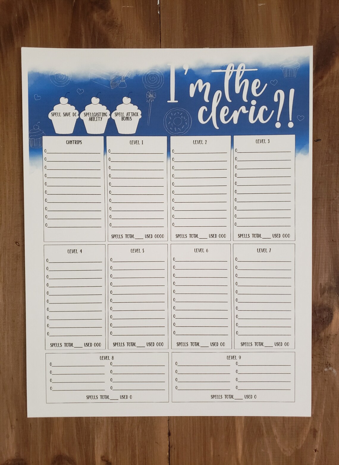 Printable Jester Themed D&D 5e Character Sheet - Etsy