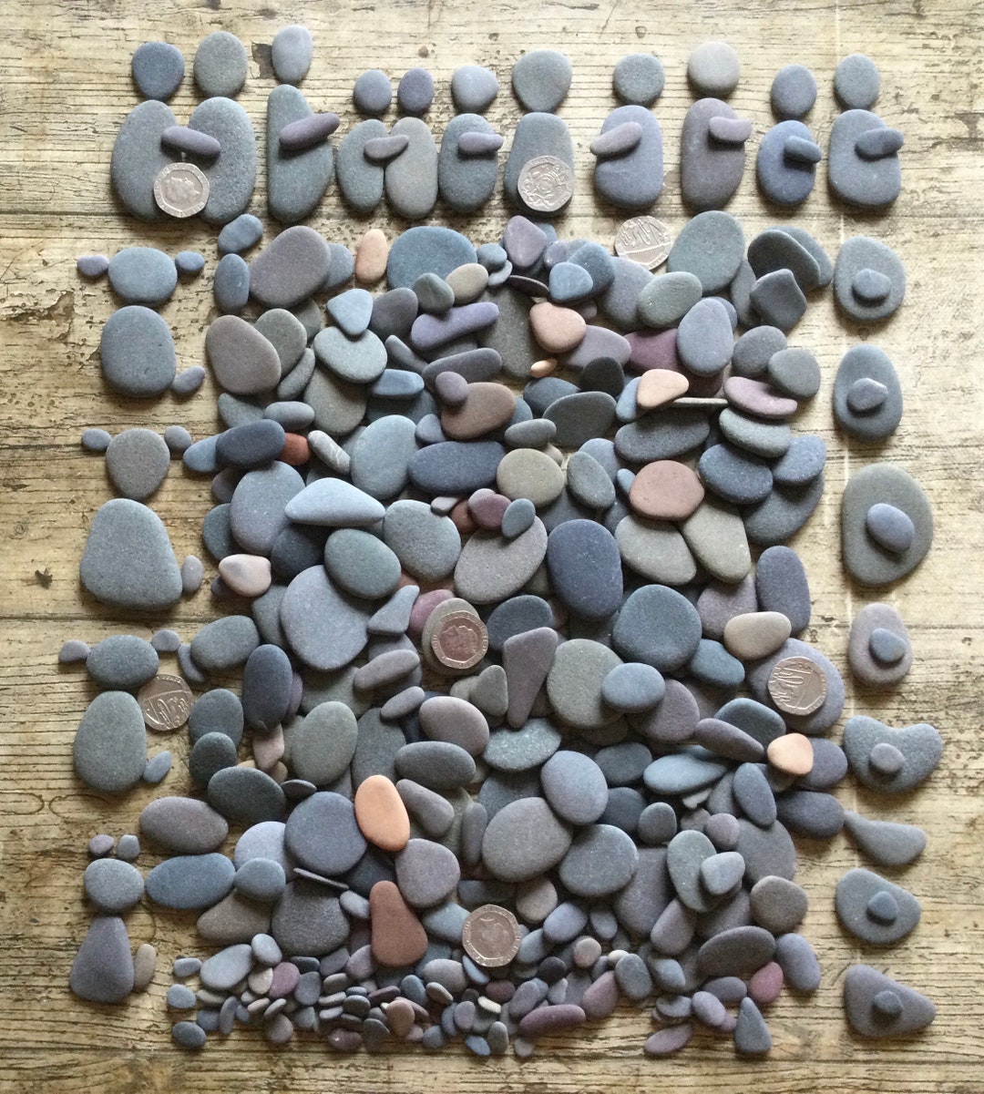 Huge Lot Pebbles for Pebble Art smooth Flat Pebbles Arts and - Etsy