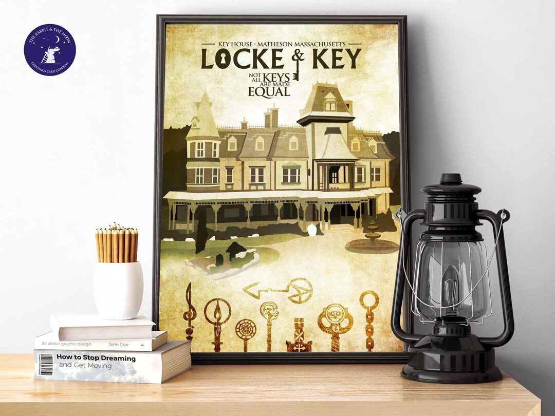Locke & Key - Key House Inspired Design- A4/A3 Prints, Greetings Cards ...