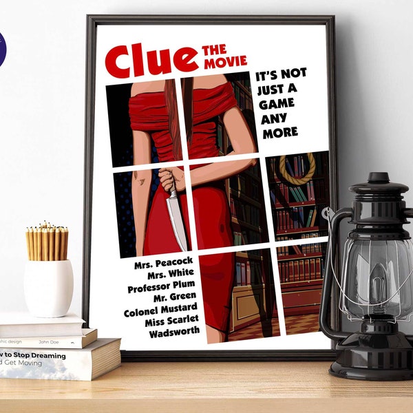 Clue the Movie Cards - Etsy
