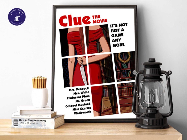 Clue the Movie Inspired Poster Greetings Card A4/A3 Print - Etsy UK