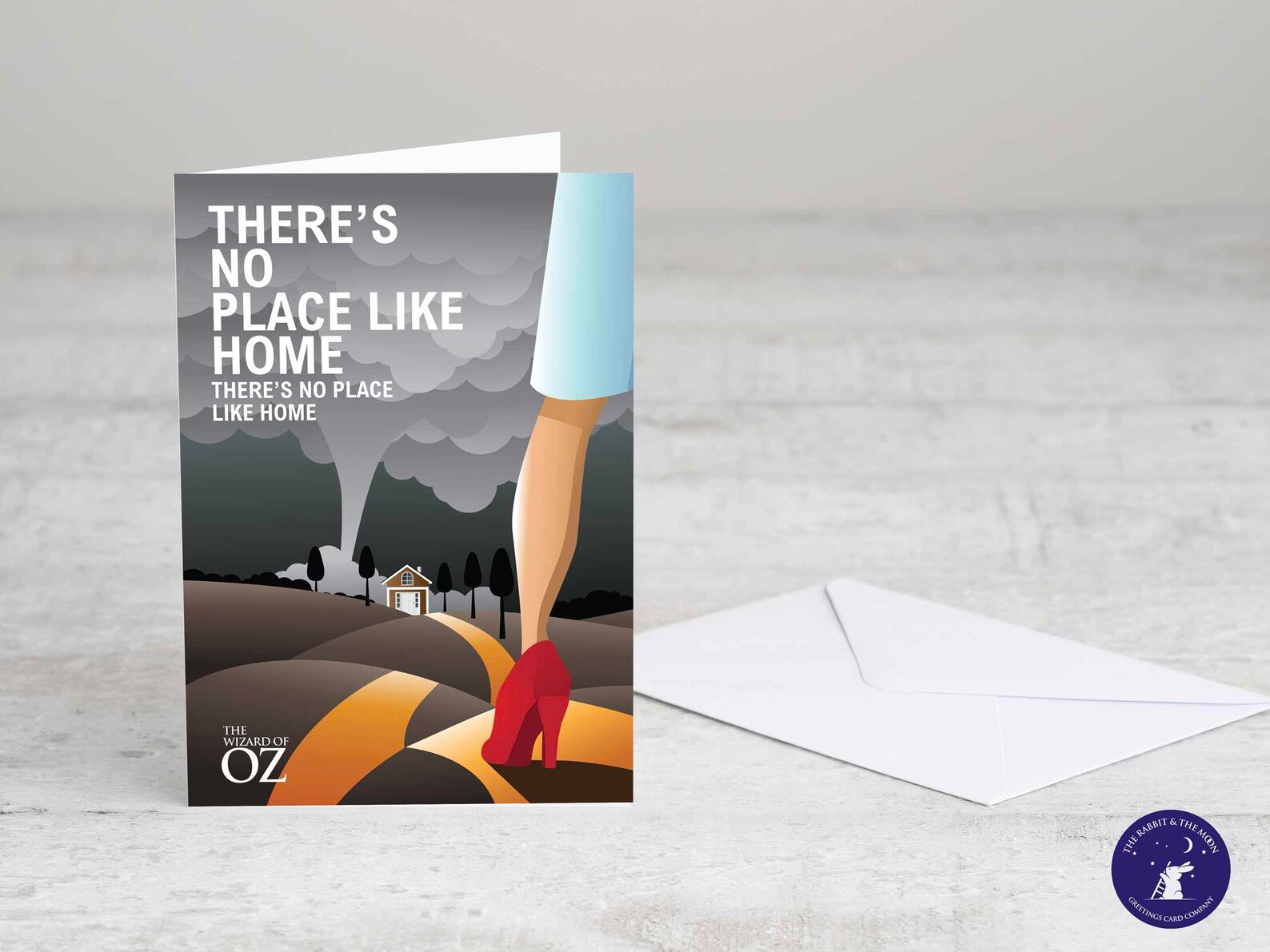 Wizard of Oz Inspired - No Place Like Home - Greetings Cards, A4 A3 ...