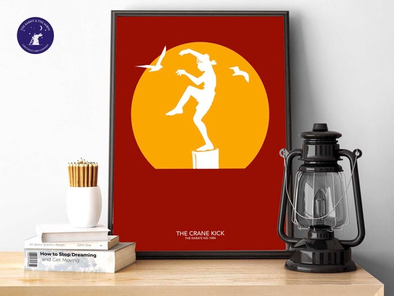 Karate Kid the Crane Kick A4/A3 Prints Framed Prints | Etsy