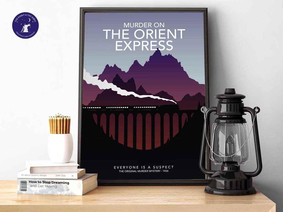 Murder on the Orient Express, Inspired Design - A4/A3 Prints, Greetings ...