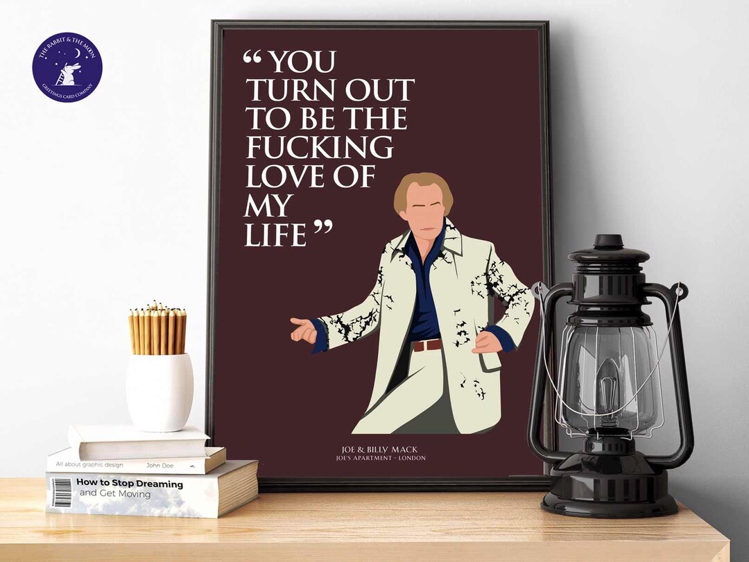 Love Actually Inspired - the Fuc***g Love of My Life - A4/A3 Print ...