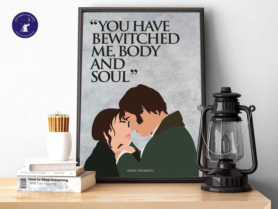 Stolz & Vorurteil inspiriertes Design You have Bewitched Me A4/A3-Druck ...