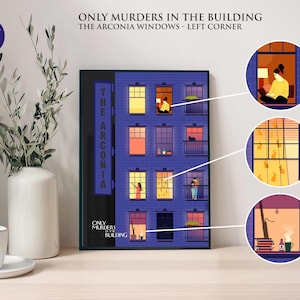 Only Murders Inspired - Arconia Windows (left) - A4/A3 Prints ...