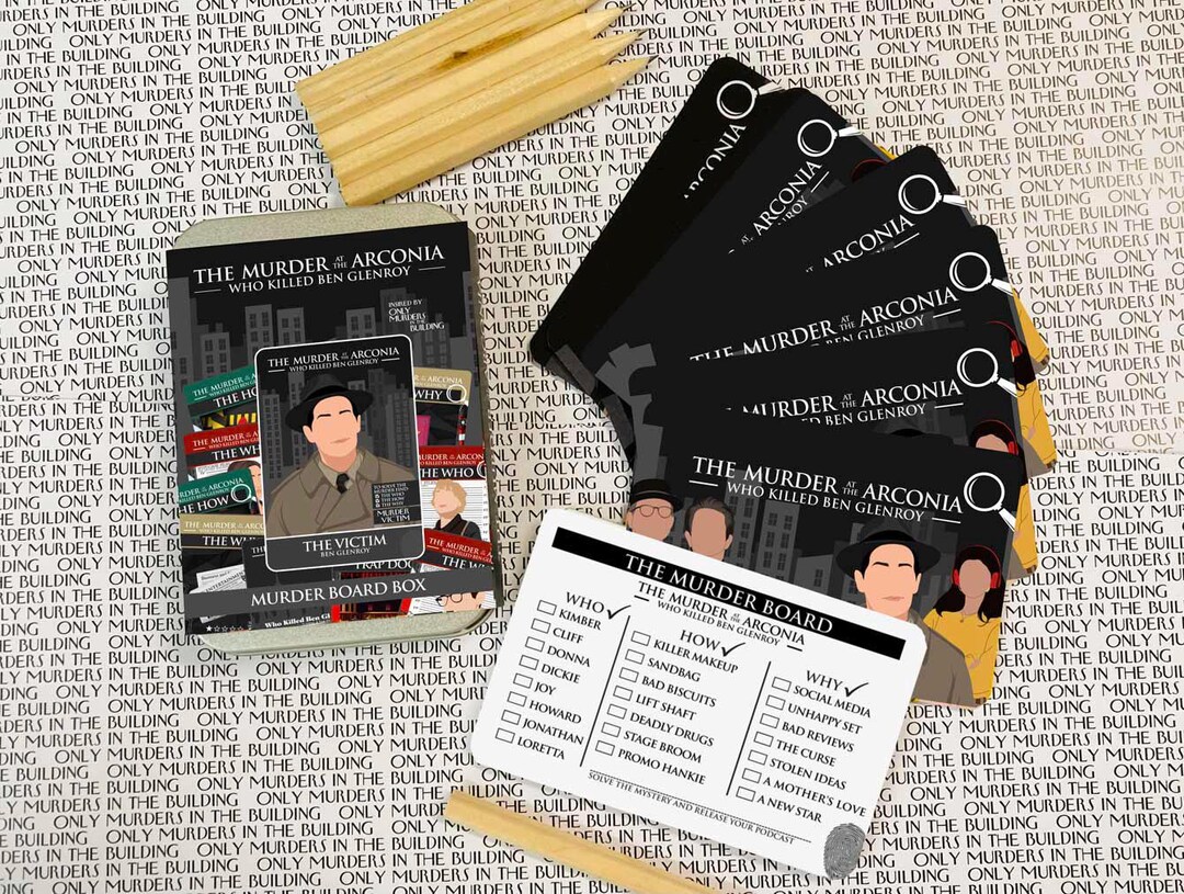 Only Murders Inspired - Deluxe Murder Board Pad Pack/tin - Ben Glenroy ...