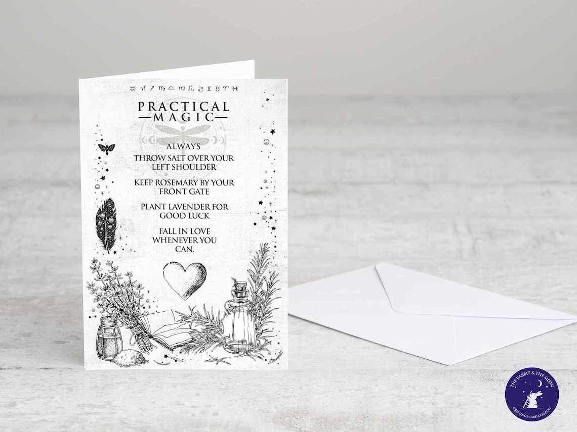 Practical Magic Inspired Spell Poster - A4 A3 Prints, Framed Print ...