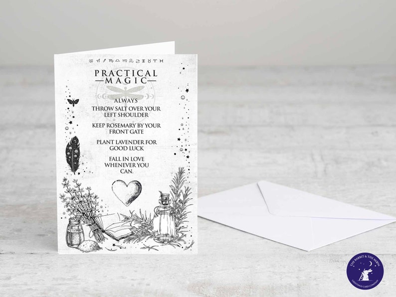 Practical Magic Inspired Spell Poster - A4 A3 Prints, Framed Print ...
