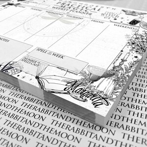 Practical Magic Inspired Weekly Planner - Witch, Wiccan, Halloween ...