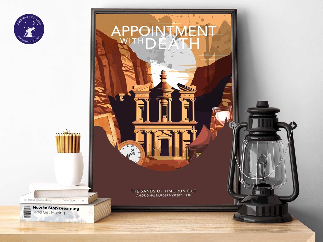Appointment With Death, Inspired Design - A4/A3 Print, Greetings Card ...