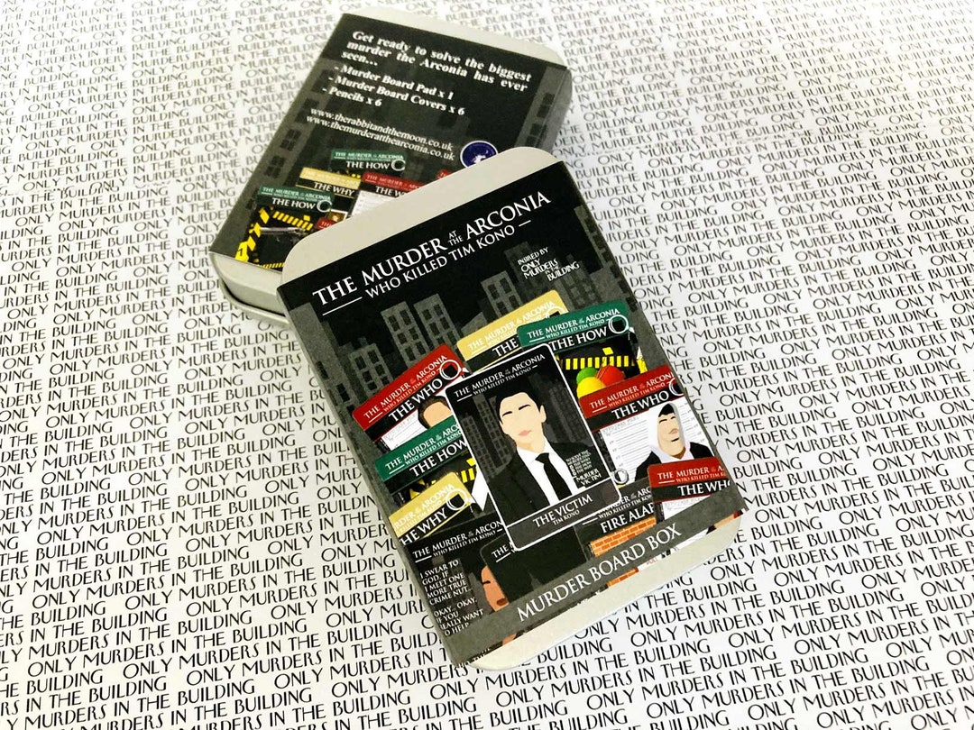 Only Murders Inspired - Deluxe Murder Board Pad Pack/tin - Tim Kono ...