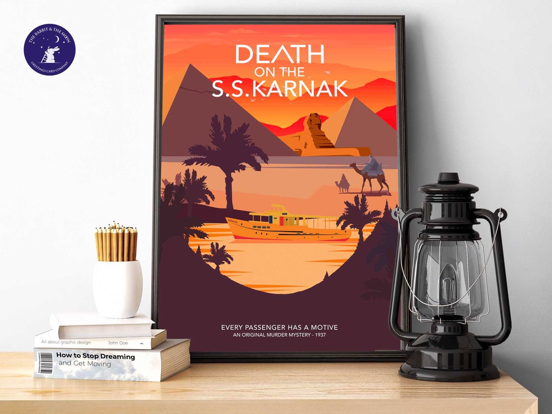 Death on the S.S. Karnak - Inspired Design - A4/A3 Prints, Greetings ...