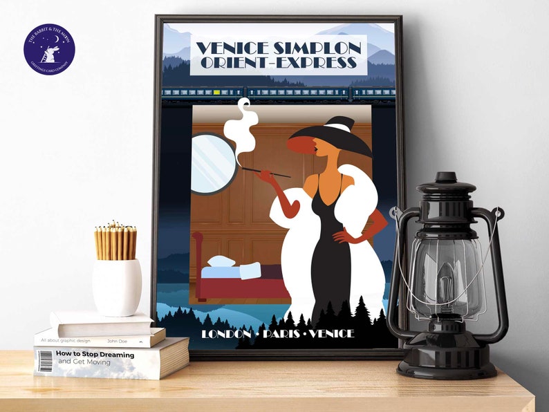 The Orient Express - A4/A3 Print, Greetings Card, Print, Framed Print ...