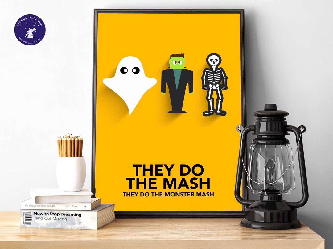Monster Mash - Greetings Cards, Halloween, A4 Prints, Framed Print ...