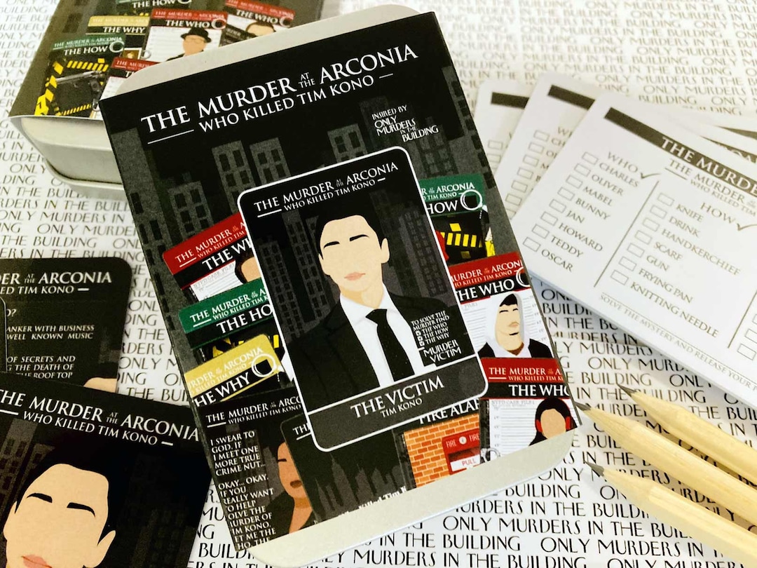 Only Murders Inspired Murder at the Arconia the Card Game Tim Kono ...