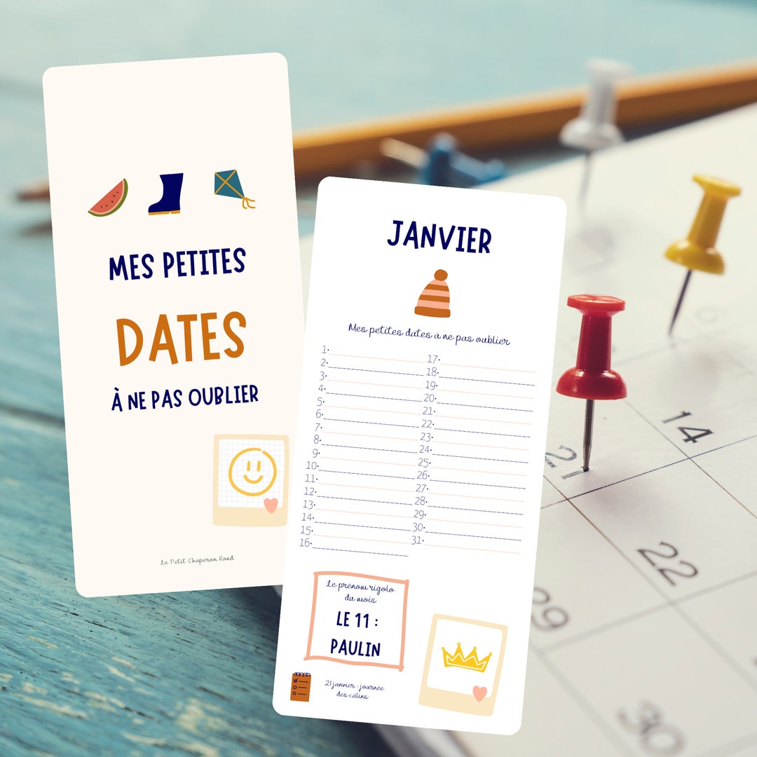 My Perpetual Calendar to Remember All the Important Dates - Children's ...