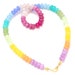 Beautiful Candy Color Quartz Smooth Rondelle Beads Necklace, AAA 7-8mm ...