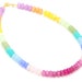 Beautiful Candy Color Quartz Smooth Rondelle Beads Necklace, AAA 7-8mm ...