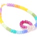 Beautiful Candy Color Quartz Smooth Rondelle Beads Necklace, AAA 7-8mm ...